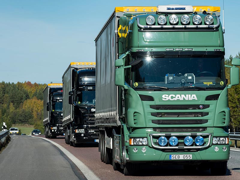 Cross-country truck platooning challenge begins in Europe | News