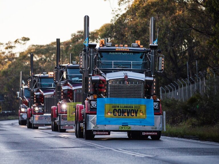 Truckies band together to raise $2.8 million for Illawarra Convoy ...