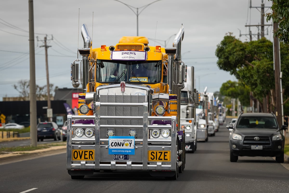 Over $200,000 raised at Geelong Convoy for children with cancer