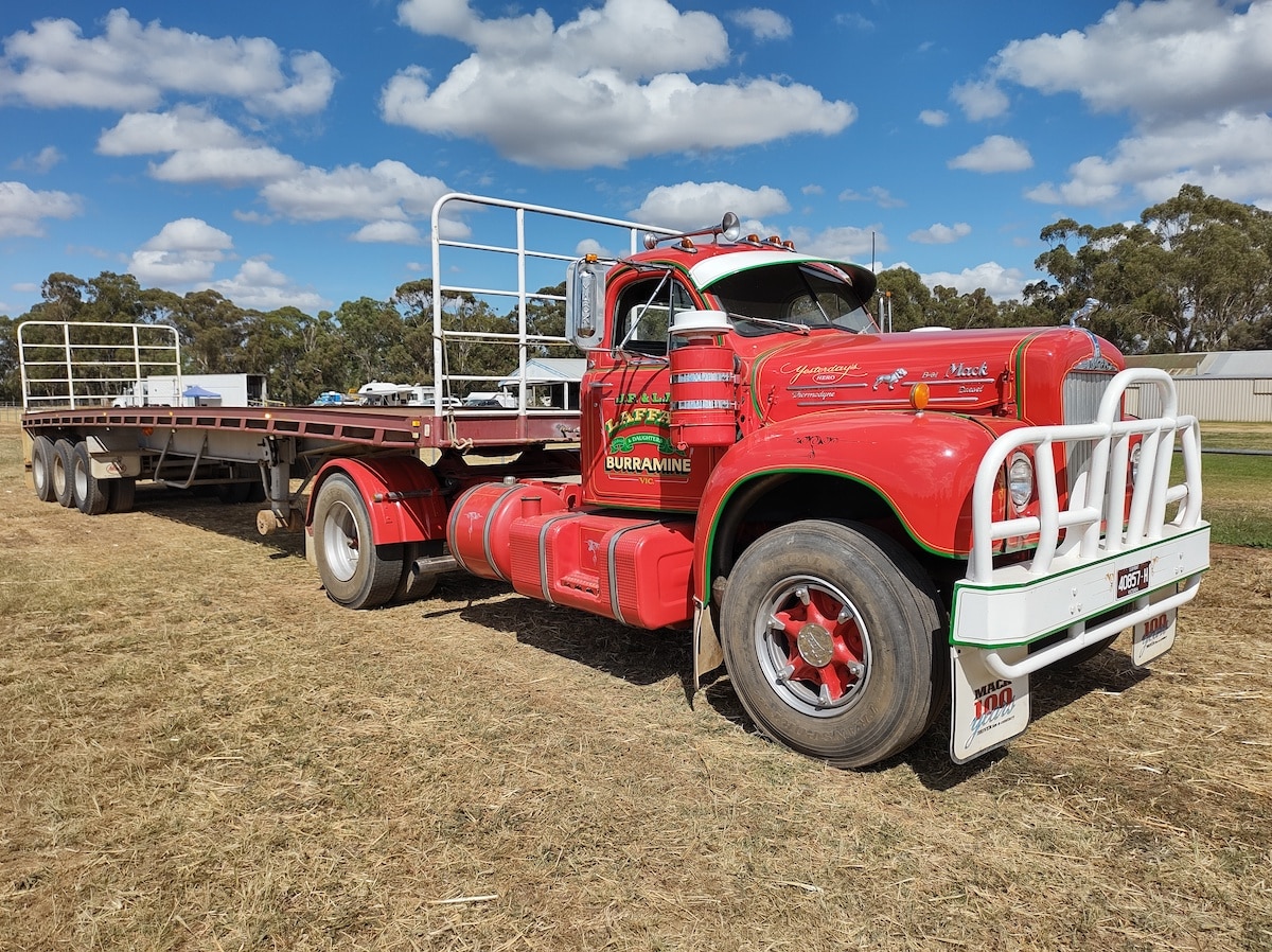 Mack bicentennial Super-Liner drew eyes at Kyabram Mack Muster