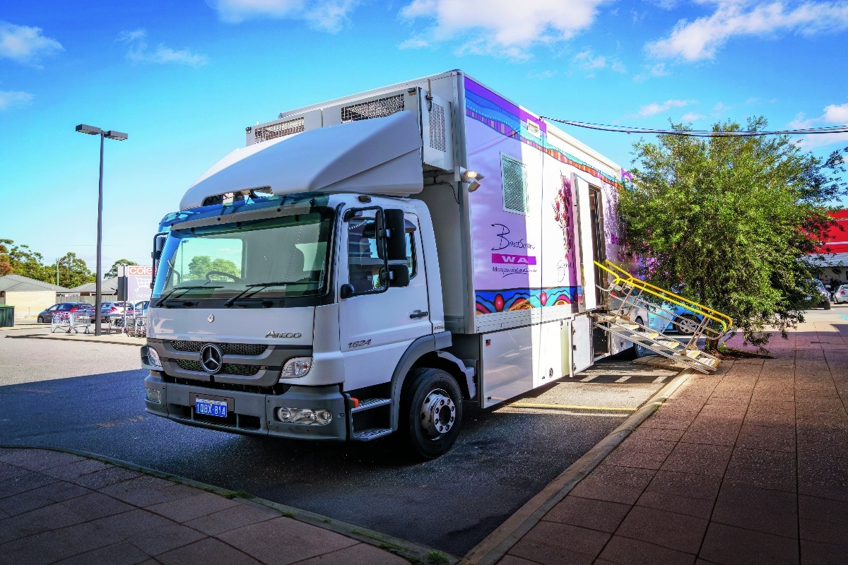 BreastScreen WA goes mobile with trailer clinic
