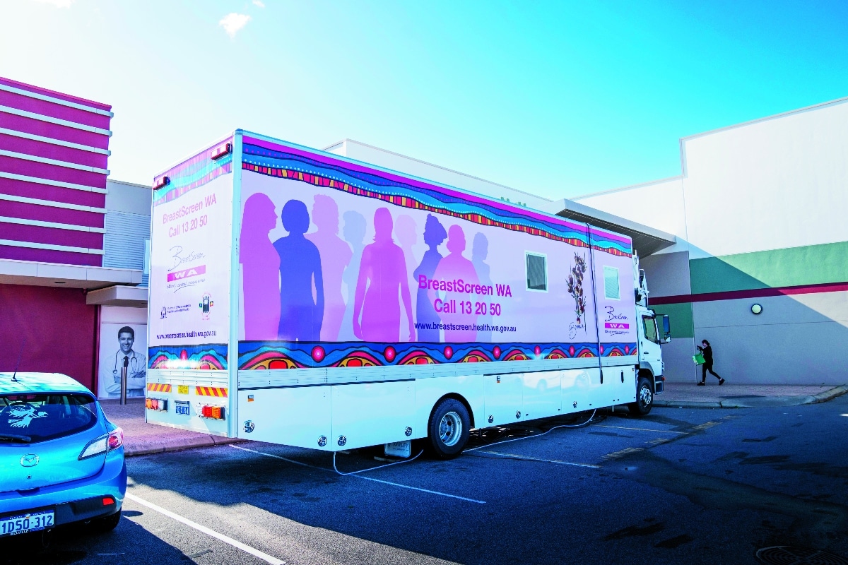 BreastScreen WA goes mobile with trailer clinic