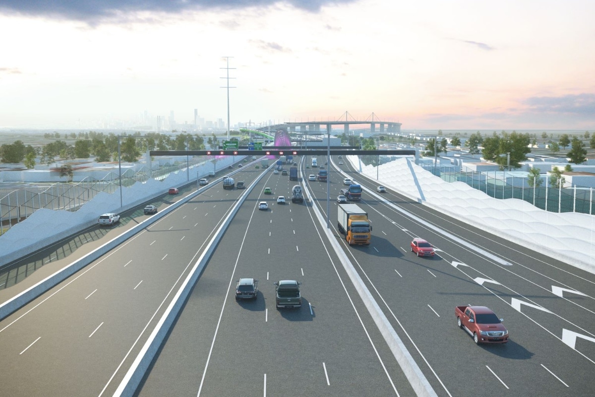 West Gate Freeway undergoes major lane and ramp closures