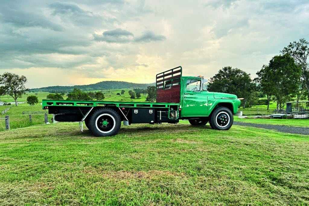 Restored Ford F600 has been a family treasure for 60 years