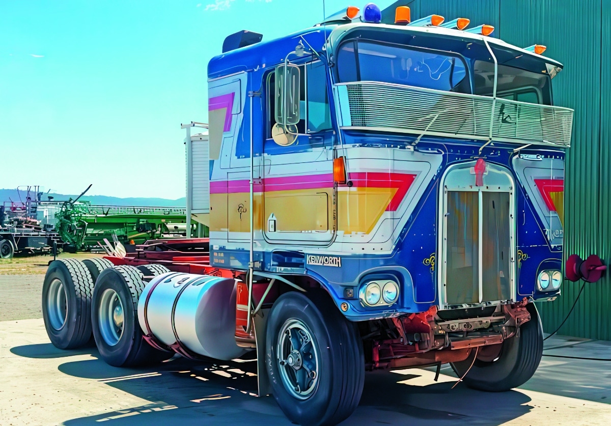 The collectible 1972 Kenworth with a famous paint job