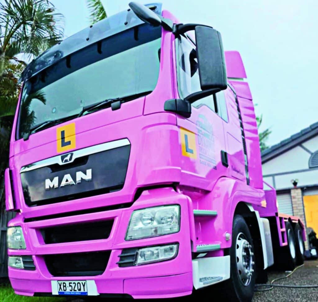 Driving for change one pink truck at a time