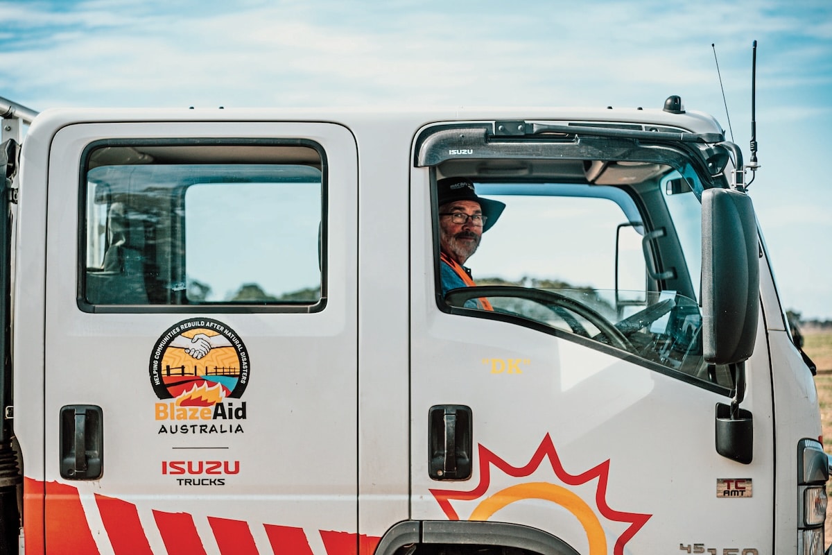 BlazeAid restores hope to broken farmers after disaster