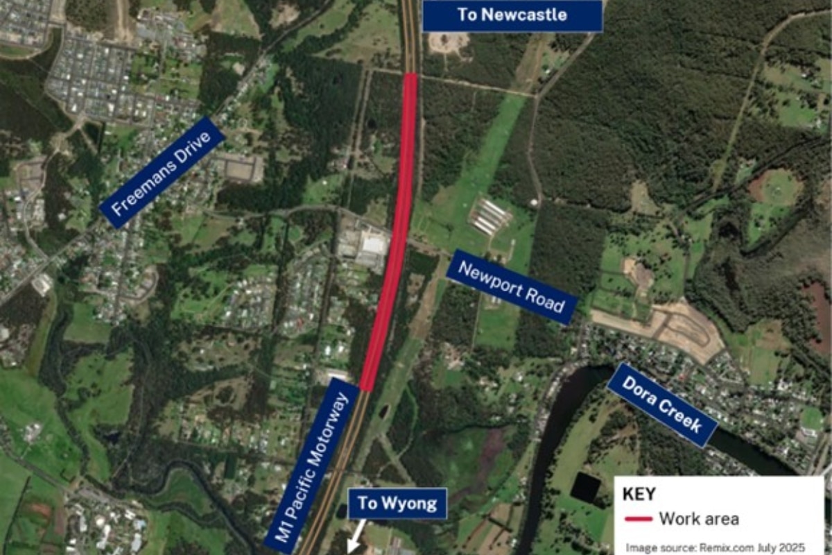Oversize loads effected by maintenance work on Pacific Highway