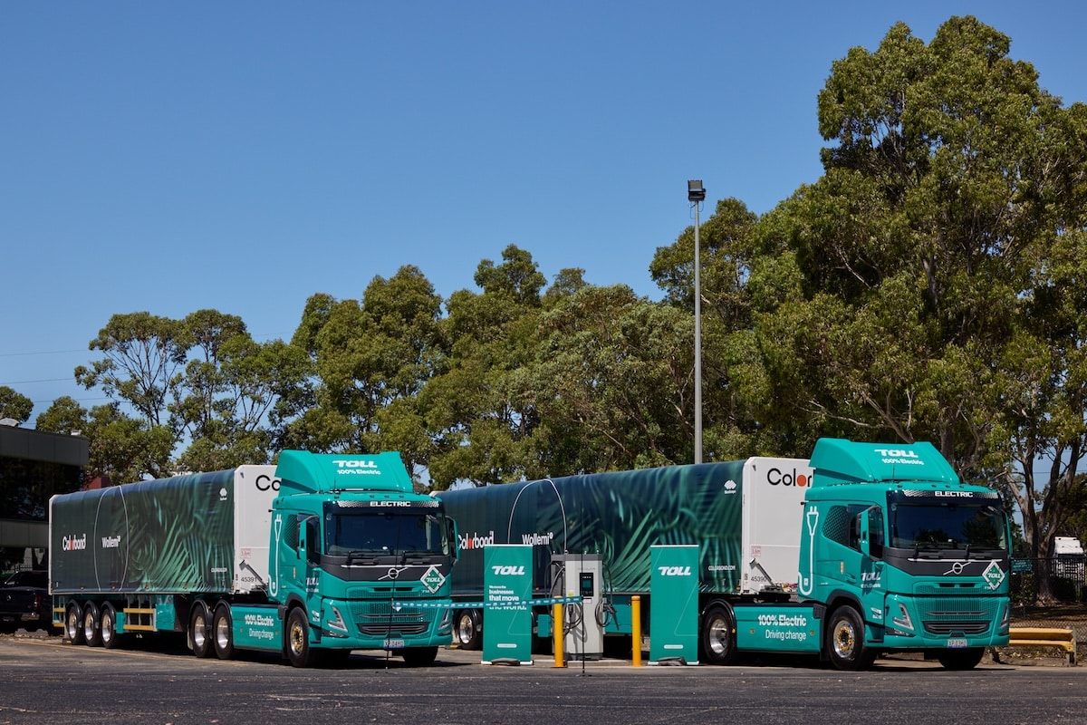 Toll Group and BlueScope unveil all-electric Volvo Prime Movers