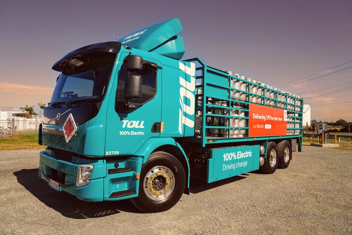 Toll and Origin debut electric delivery truck